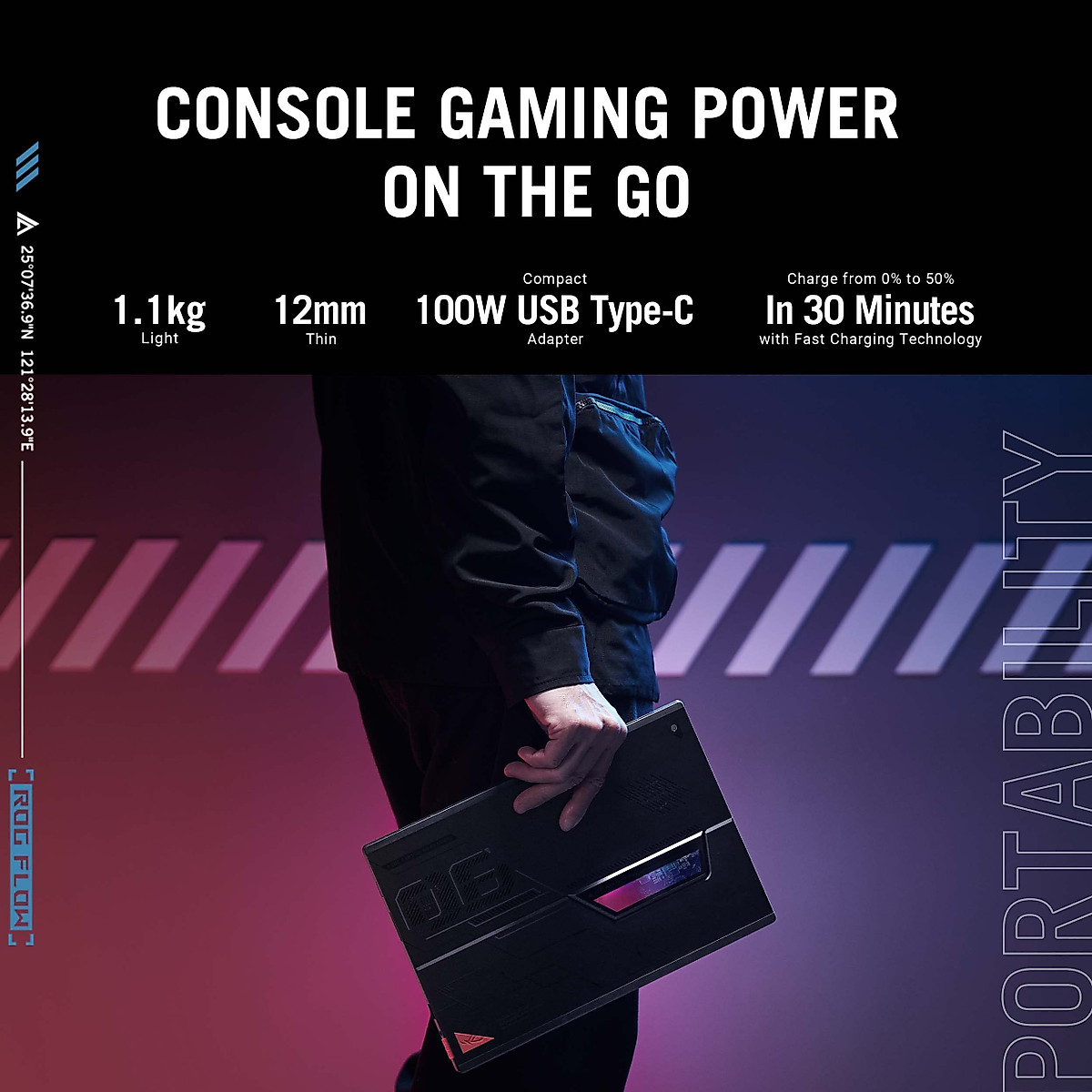 ASUS ROG Flow Z13 (2022) Gaming Laptop Tablet, 13.4” 120Hz FHD+ Display, NVIDIA GeForce RTX 3050, Intel Core i7-12700H, 16GB LPDDR5, 512GB PCIe SSD, Free Bundle Detachable RGB Keyboard, GZ301ZC-PS73