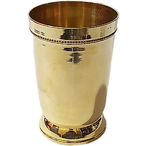 PARIJAT HANDICRAFT Brass mint julep cup with capacity 10 ounce.