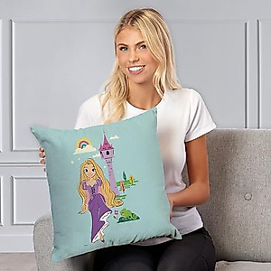Northwest Disney Princess Pillow, 18" x 18", Little Rapunzel