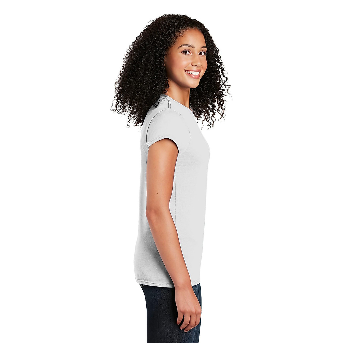 Gildan Ladies Soft Style Short Sleeve T-Shirt (S) (White)
