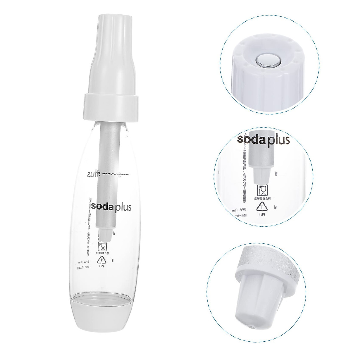 Abaodam Fizzy Water Machine Water Seltzer Maker Soda Maker for Home Manual Water Tool