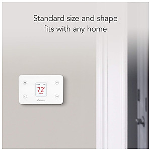 iDevices IDEV0005AND5 FBA_2843481 Wi-Fi Smart Thermostat, Works with Alexa, White (Package May Vary)