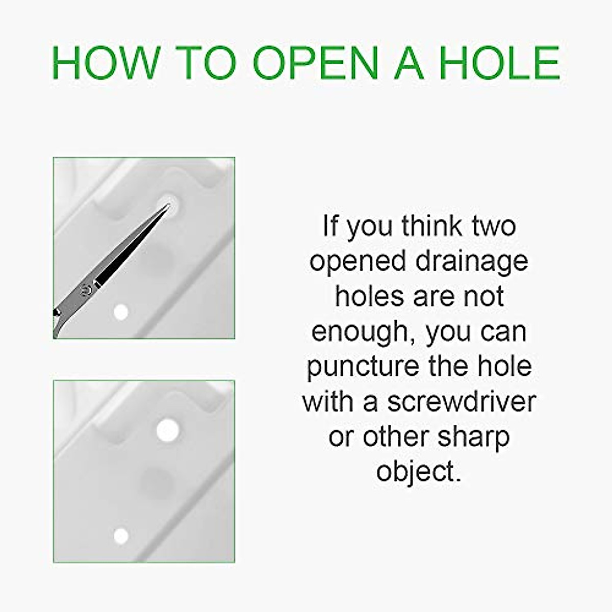 GROWNEER 3 Packs 17 Inches White Flower Window Box Plastic Vegetable Planters with 15 Pcs Plant Labels, for Windowsill, Patio, Garden, Home Décor, Porch