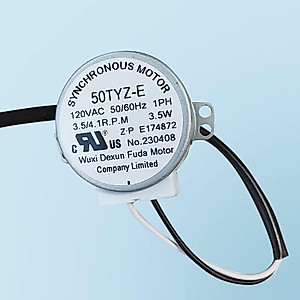 NUHFUFA Replacement 50TYZ-E 110V-120V Synchronous Motor for Commercial Household Ice Maker Accessories