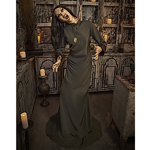 Spirit Halloween The Widow Animatronic | Halloween Décor | Horror Décor | 5.8 Feet | IR Sensor Activated | Moving Prop