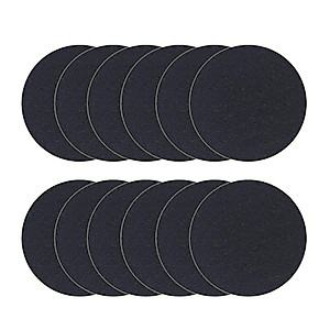 Abakoo Compost Bin Filters, 12 Packs, Activated Carbon Filters for Kitchen Compost Pail Filters Replacement for 1.6/1.8 Gallon Compost bin, 8.45 Inches, 6mm Thickness