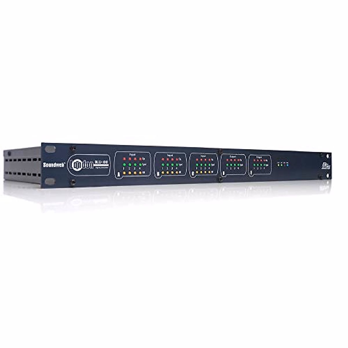 BSS Soundweb London BLU-100 1RU Rack Mount 12x8 Signal Processor with BLU Link