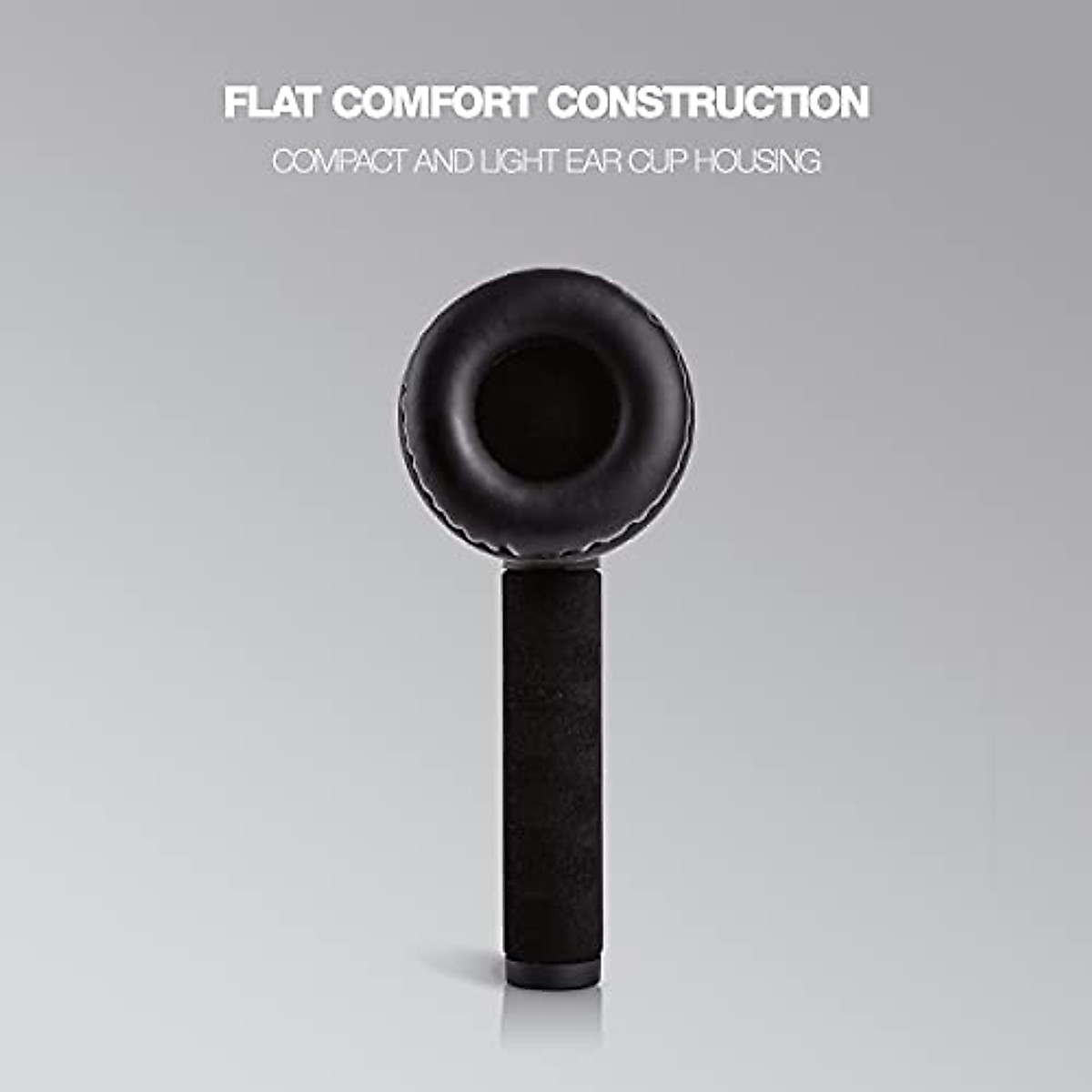 Reloop RHP 10 Mono Professional One-Ear Headphone with 50mm Neodymium Driver, Black