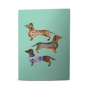 Head Case Designs Officially Licensed Cat Coquillette Dachshunds Art Mix Vinyl Faceplate Sticker Gaming Skin Case Cover Compatible with Sony Playstation 5 PS5 Disc Edition Console