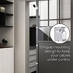 Wasserstein Magnetic Wall Mount Compatible with Google Nest Cam (Indoor, Wired) - More Mounting Options for Nest Cam - (Mounting Dome and Nest Cam Not Included)