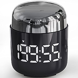 MeesMeek Digital Kitchen Timer,Countdown Countup Timer with Large LED Display Volume Adjustment,Timer for Cooking, Classroom Time for Kids and Teachers. (Light Grey)