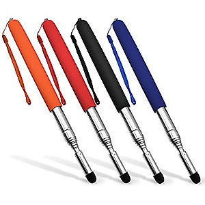 Telescopic Teachers Pointer, Teaching Pointer Sticks, Retractable Classroom Whiteboard Extendable Handheld Pointer for Teachers, Guides, Coach
