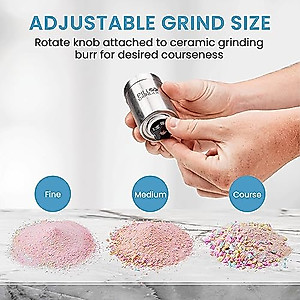 B&C Home Goods Pill Crusher - Stainless Steel Pill Grinder - Large Capacity Pill Crusher - Grind Pills into Fine Powder - Mills for Feeding Tube, Pets & Kids