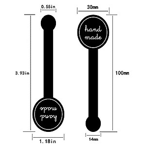 SAILING-GO 100 pcs./Pack Translucent Plastic Bags for Cookie,Cake,Chocolate,Candy,Snack Wrapping Good for Bakery Party with Stickers