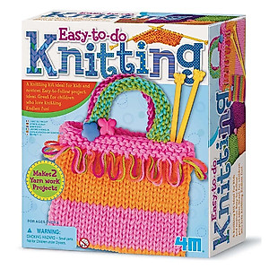 4M Easy to Do Knitting Art, Learn to Knit, Easy to Follow for Boys and Girls Ages 8+