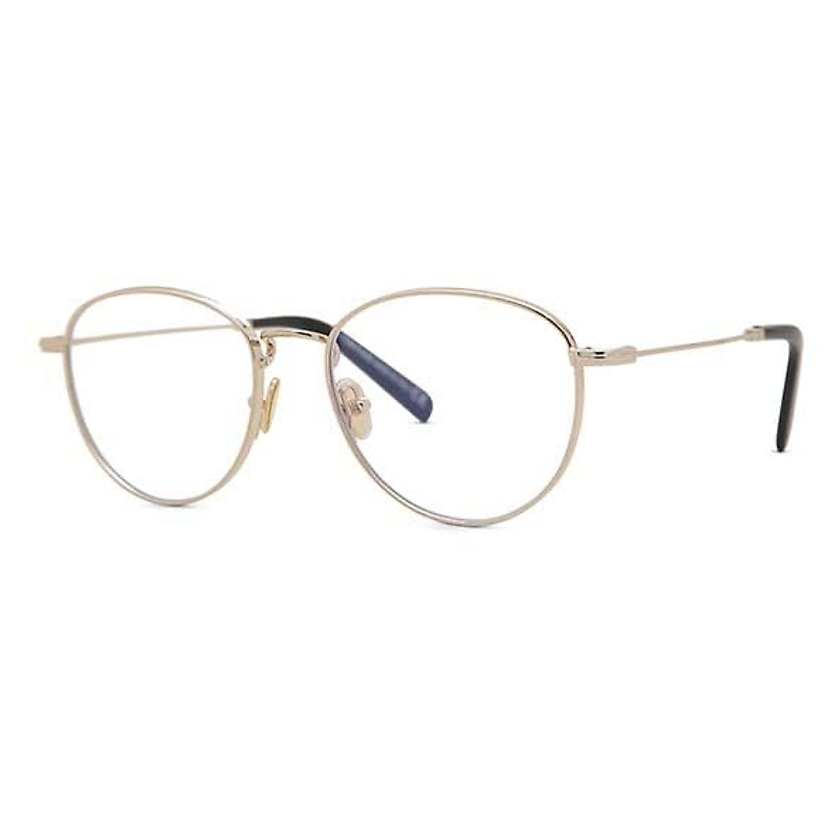 Tom Ford TF5749B Blue Block Eyeglasses 028 Gold/Black 52mm FT5749