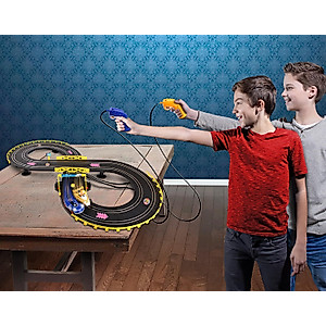 NKOK Sonic & Tails RC Slot Car Set Race Set Vehicle, Black, Cars Rase on Figure-8 Track, Features a Lap Counter, Perfect Item for Kids, Ages 5 and up