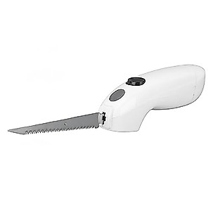 Battery Powered Knife, Ergonomic Handle Dishwasher Electric Fillet Carving Knife for Home Restaurant Picnic