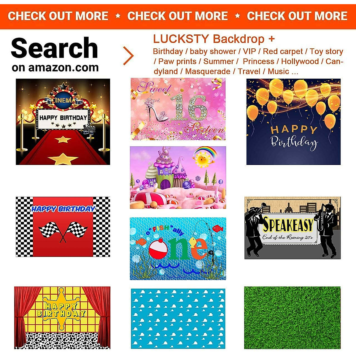 Par-Tee Golf Green Photography Backdrop for Birthday Retirement Party 5x3FT Club Sports Decoration Banner Background Photo Booth Studio Props BJMYLU561