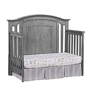 Oxford Baby Willowbrook Convertible Crib, Graphite Gray & Willowbrook Dresser, Standard, Graphite Gray