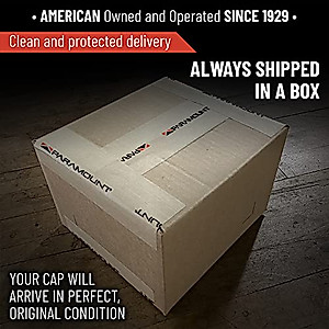 Paramount Outdoors American Flag Performance Ripstop American Fit US Patriotic Cap Fits Head Sizes MD - XX (Khaki)