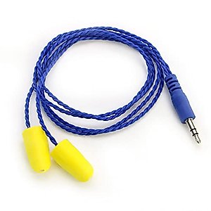 Rugged Alpha Foam Stereo Earbud Speakers for Racing Radios Communications Electronics – Connects to 3.5mm Ear Bud Jack