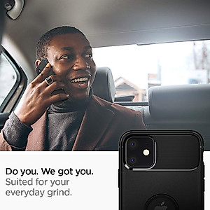 Spigen Rugged Armor Designed for iPhone 11 Case (2019) - Matte Black