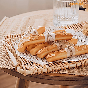 CHEFMADE Financier Cake Pan, Non-Stick 6-Cavity Rectangle Muffin Pan Biscuits Cookies Bakeware