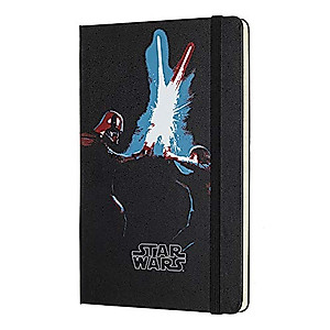 Moleskine Limited Edition Star Wars Notebook, Hard Cover, Large (5" x 8.25") Ruled/Lined, 240 Pages