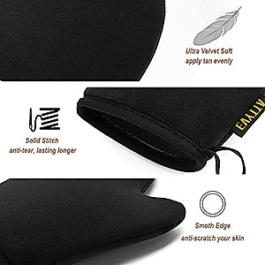Tanning Mitts Self Tanner Mitt Applicator, EVYTTA Self Tanning Mitt Applicator Self Tan Mitt Applicator, Tanning Glove for Self Tan Mit Self Tanner Mit, Sunless Tanner Mitt Self Tanner Glove