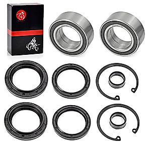 Front Wheel Bearings & Seals Circlip Dust Seal Compatible with Honda Rancher 350 TRX350 FE/FM Rancher 400 TRX400 FGA/FA Rancher 420 TRX420 2000-2014