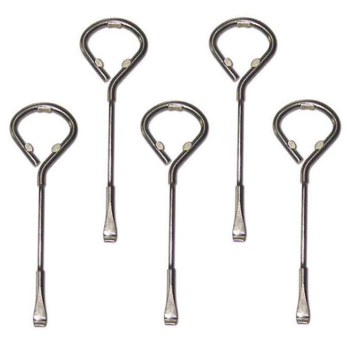 5 Pack Paint Can Opener, Bottle Opener, Metal Paint Can Opening Tool, 5 Pack Steel Paint Can Tool