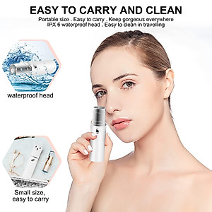Flawless Hair Remover for Women, Rechargeable Painless Face Shavers for Women with 1× Replacement Head, Noise-Free Electric Facial Hair Removal on Full Charge, for Face, Upper Lips, Chin, Arms, Legs