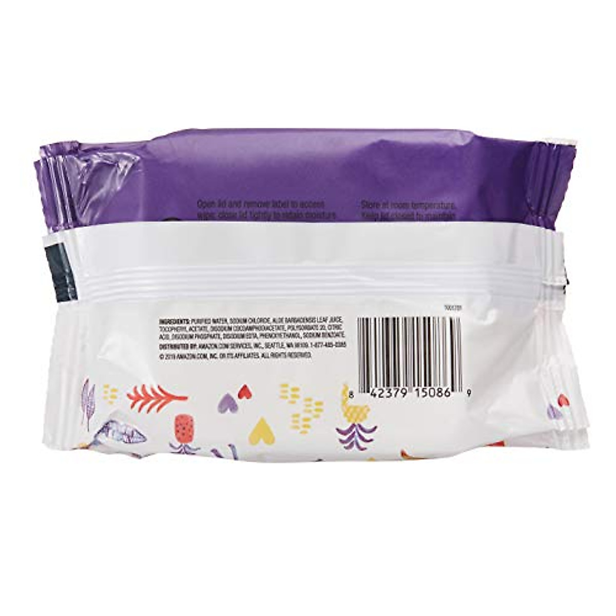 Amazon Brand - Mama Bear Saline Nose and Face Baby Wipes, Hypoallergenic, Unscented, 180 Count (6 Packs of 30)