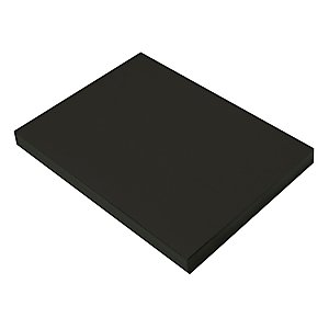 Prang (Formerly SunWorks) Construction Paper, Black, 9" x 12", 100 Sheets