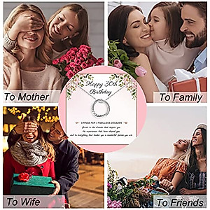 30th Silver Birthday Gifts for Women S925 Sterling Silver Birthday Necklaces 30th 40th 50th 60th 70th 80th Happy Mothers Day Jewelry 30 40 50 60 70 80 Year Old for Daughter Mom Friend Jewelry Gifts