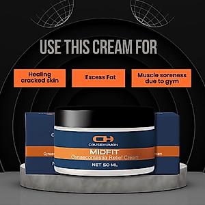 CauseHuman Penile Heal Cream (3.38 fl oz) & Gynecomastia Cream (1.67 fl oz) Combo | For all skin types | Phimosis cream & Gynaecomastia Cream