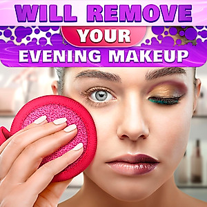 Makeup Remover Cloth Exfoliating Face Scrub - 3Pcs Microfiber Cloth Facial Blackhead Remover Reusable Eye Makeup Remover Pads Face Cleansing Wipes for Women, Men - Exfoliating Washcloth Acne Wipes