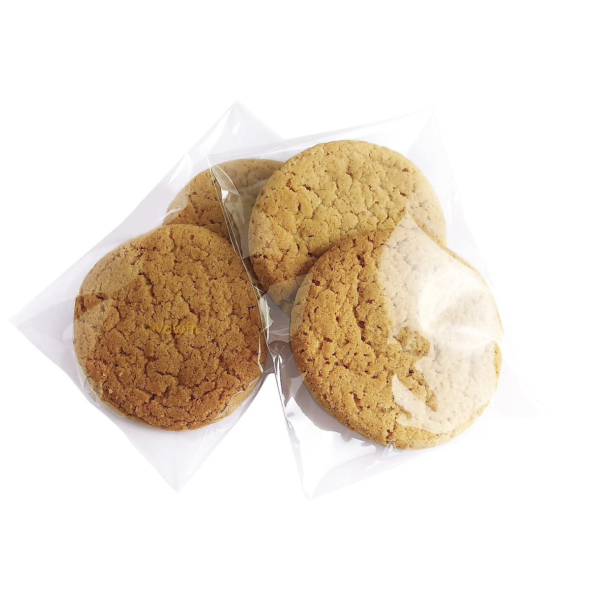 Wowfit 200 Count 4x6 Inch Clear Cellophane Plastic Bags, Resealable Self-Sealing Cello Bags Good for Individual Cookies, Decorative Wrappers, Party Favors, Candy and More