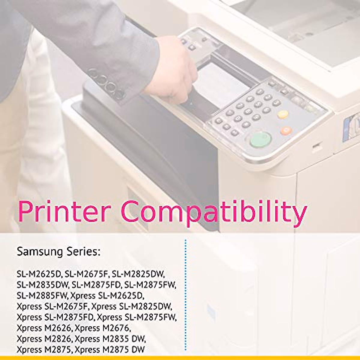 CS Compatible Toner Cartridge Replacement for Samsung SL-M2625D MLT-D116L Black SL-M2625D SL-M2675F SL-M2825DW SL-M2835DW SL-M2875FD SL-M2875FW SL-M2885FW Xpress SL-M2625D Xpress M2826 M2875 DW 2 Pack