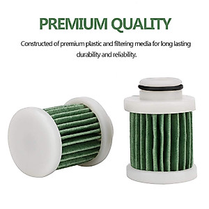 Xislet 2PCS Primary Fuel Filter Element Compatible with Yamaha F40A F50/T50 F60/T60 F70 F90 F115 Outboard # 6D8-WS24A-00-00 (2004 up to 2024)