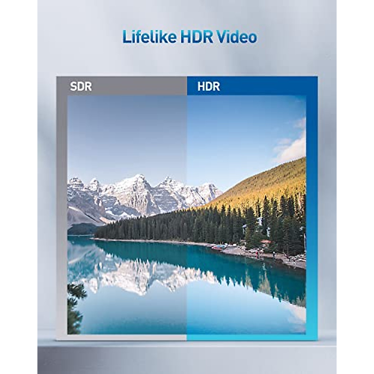 [Designed for Microsoft Surface] Cable Matters 48Gbps USB-C to HDMI Cable 6 Feet / 1.8 Meters Supports 4K 120Hz and 8K 60Hz HDR - USB4, Thunderbolt 3 and Thunderbolt 4 Port Compatible