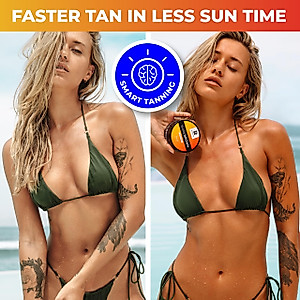 BYROKKO Shine Brown Tanning Oil 7.1 Fl Oz, Tan Accelerator Cream, Use it as Indoor Tanning Lotion for Tanning Beds or Outdoor Sun, Faster Tanning with Premium Natural Ingredients