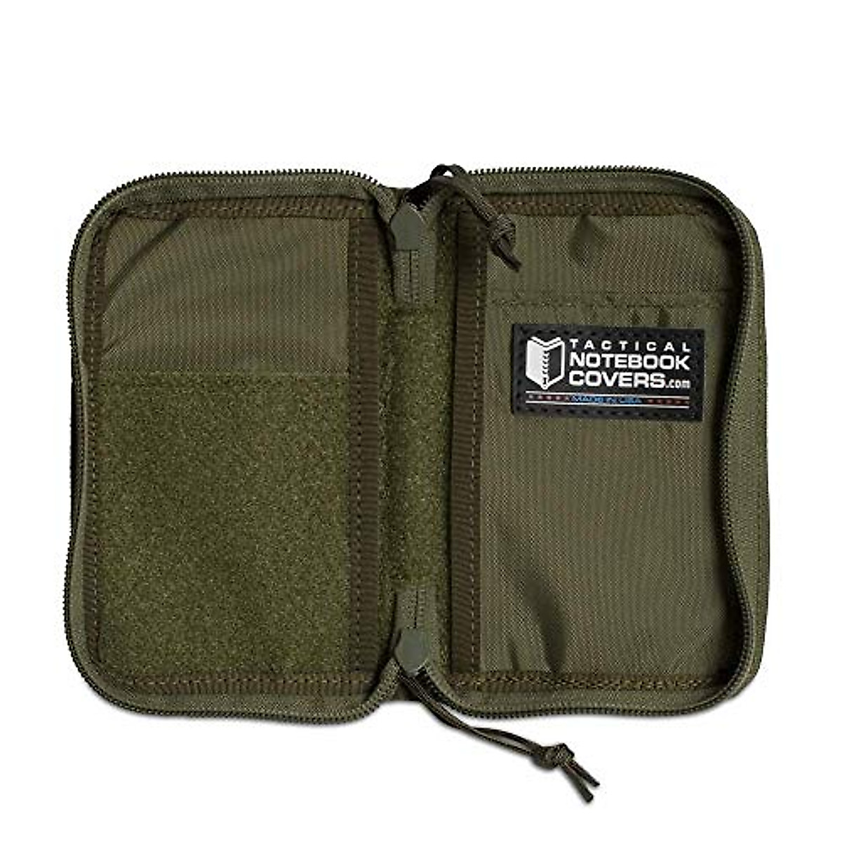 Field Notes 3x5 Notebook Cover System, with 4 Pleated Pen/Marker Slots, Zippered, Cordura Fabric (in Canadian Digital Camo)