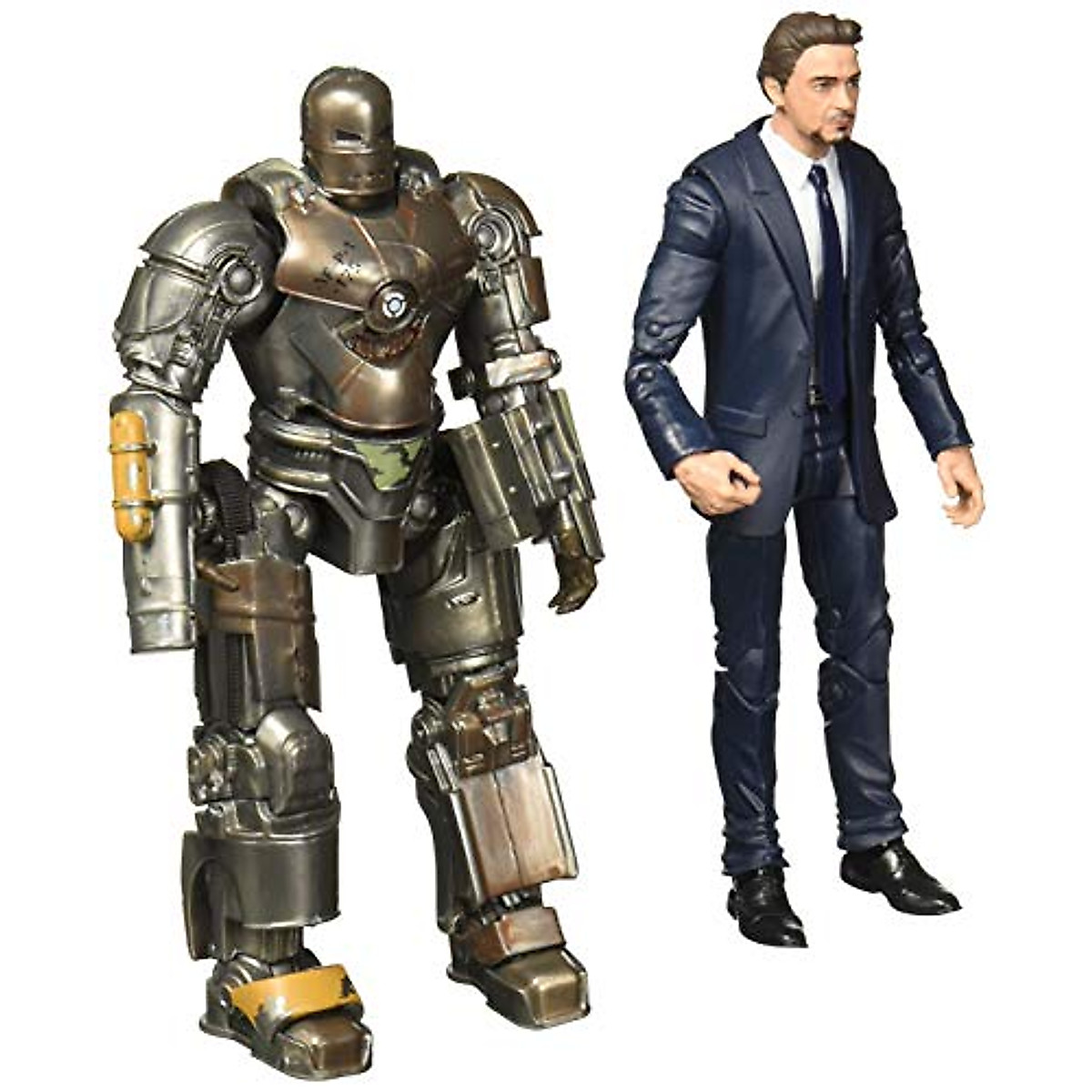 Marvel Studios Legends Series Hasbro Tony Stark & Iron Man Mark 1 2-Pack Action Figures.