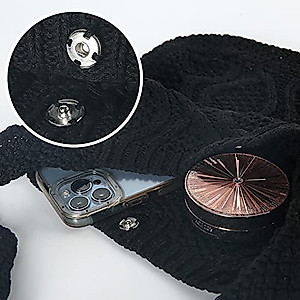 gabangjange Crochet Shoulder HandBags Hobo Knitted Tote Bag Shopping Bags Ivory