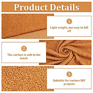 FINGERINSPIRE 1 Yards Teddy Plush Fabric 63inches Wide Peru Teddy Short Plush Decorative Cloth Material Teddy Fabric Teddy Bears Fabric with Little Curls for Coat and Upholstery Fabric Stuffed Toys