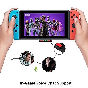 HomeSpot Bundle Bluetooth Audio Transmitter Adapter with Built-in Digital Mic aptX Low Latency with Network Adapter USB 3.0 to Ethernet RJ45 Gigabit LAN for 10/100/1000 Mbps for Nintendo Switch