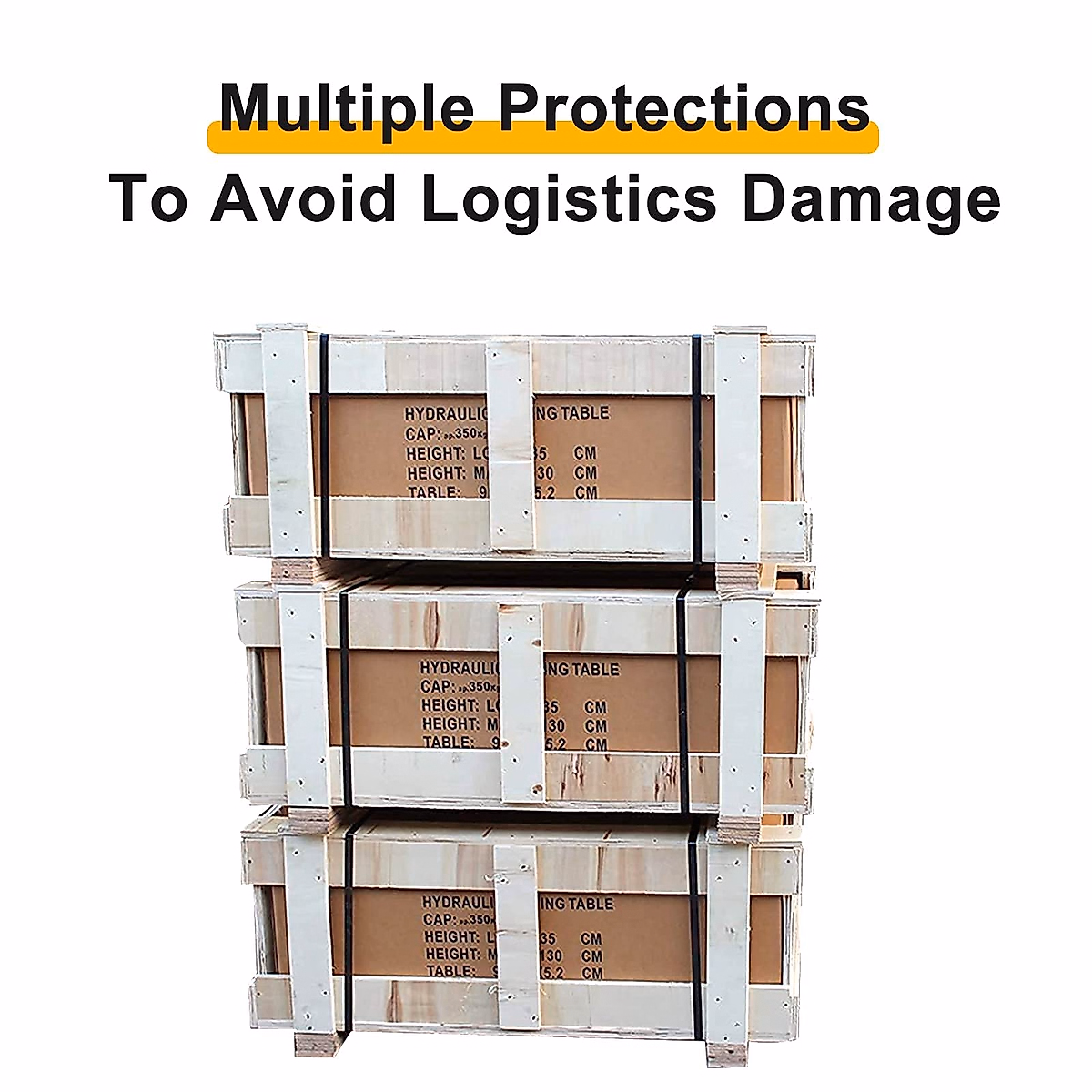 APOLLOLIFT Hydraulic Lift Table, 1100lbs Capacity 35.4" Lifting Height, Single Scissor Lift Table Cart with 4 Wheels and Safety Back Guard for Material Handling and Transportation