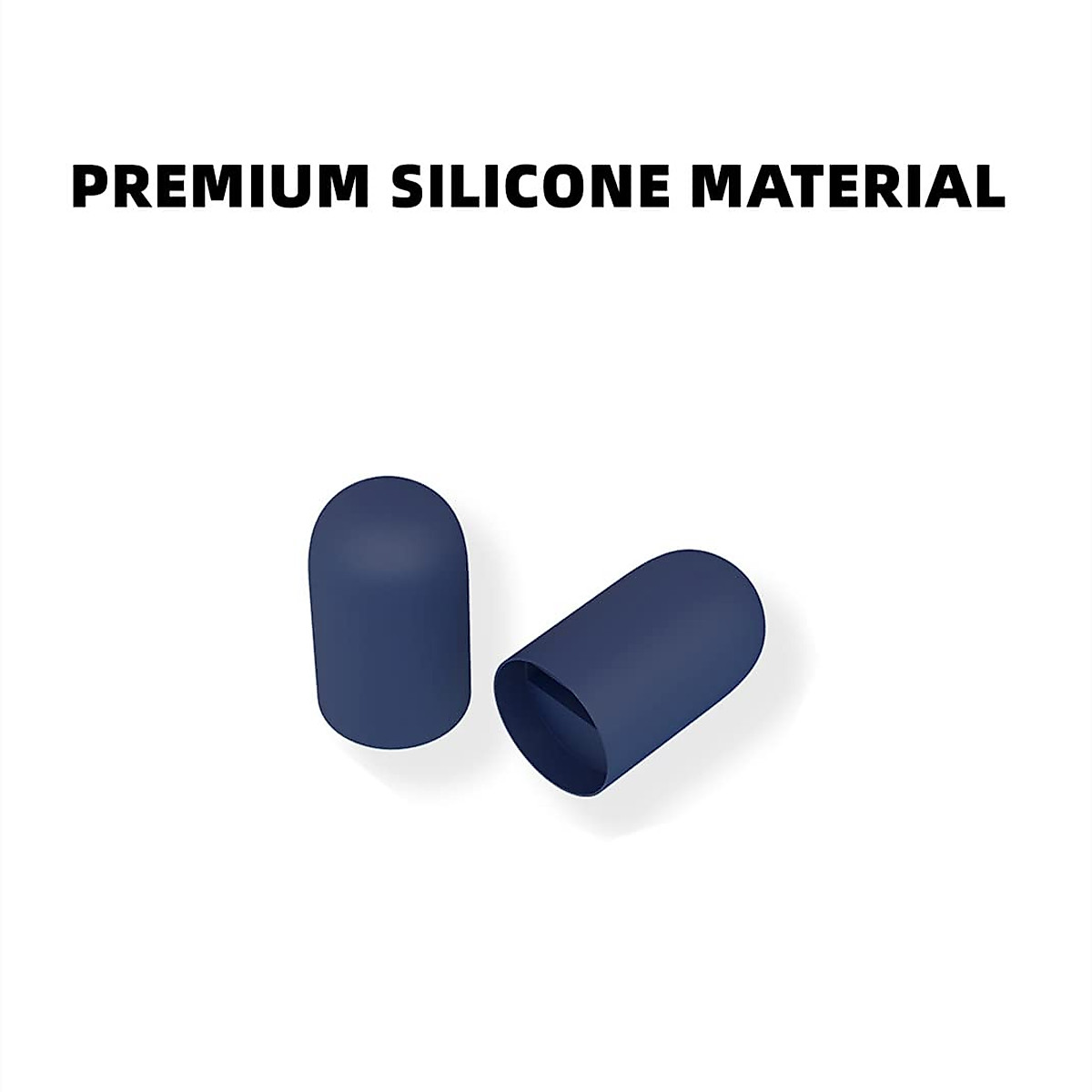 [6 Pack] Fudda Replacement Cap for Apple Pencil 1st Generation - Silicone Protective Cap Cover Compatible with iPad Pro 9.7/10.5/12.9 Pen (Black, Navy, Red, White, Mint, Pink)